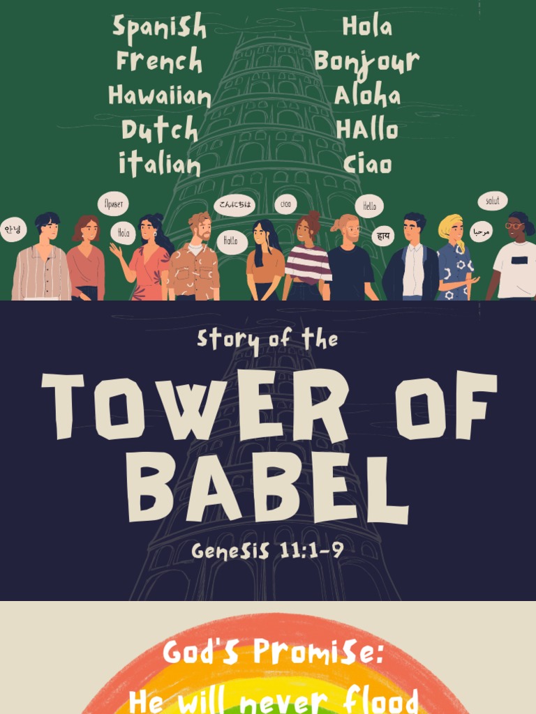 Tower of Babel - Sunday School Lesson | PDF