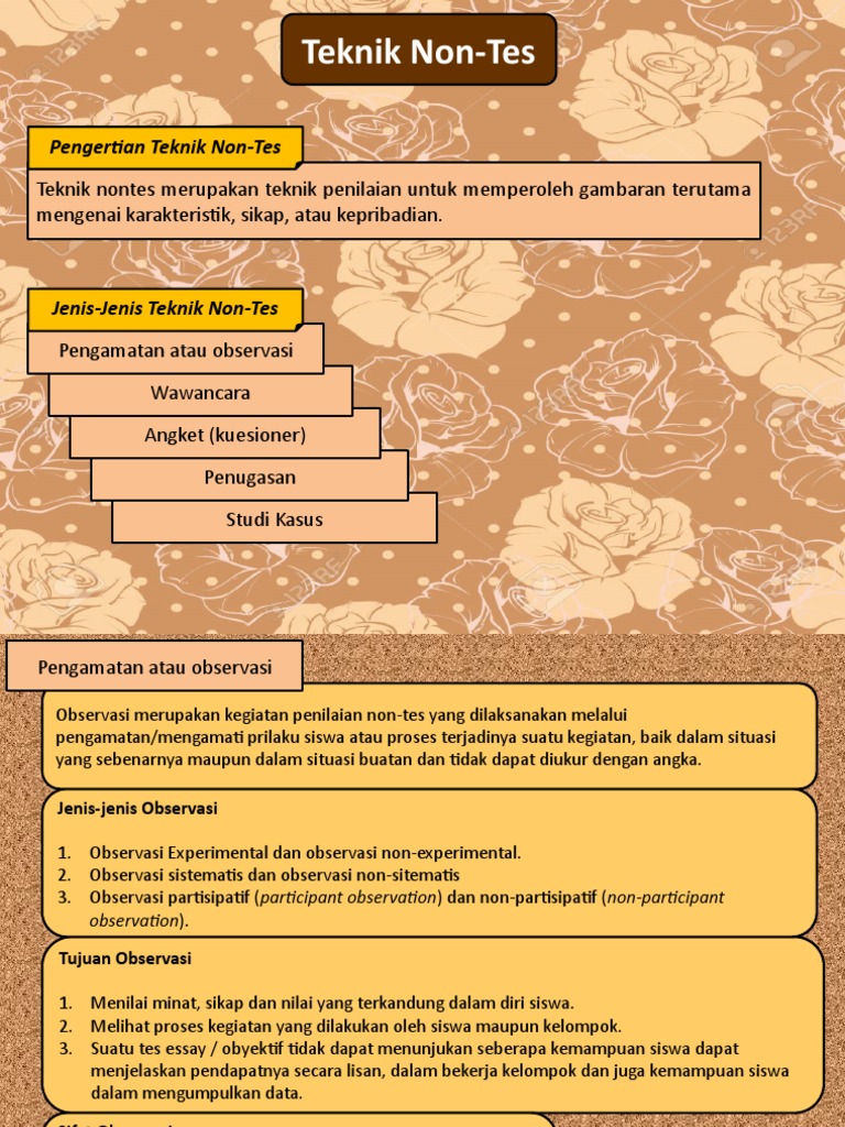 Instrumen Non Tes | PDF