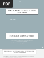 Servicios Estudiantiles en Unicaribe | PDF