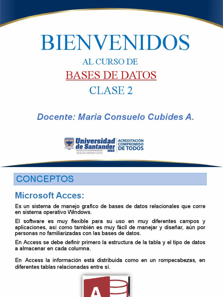 Introducción a Microsoft Access y Modelos ER | PDF