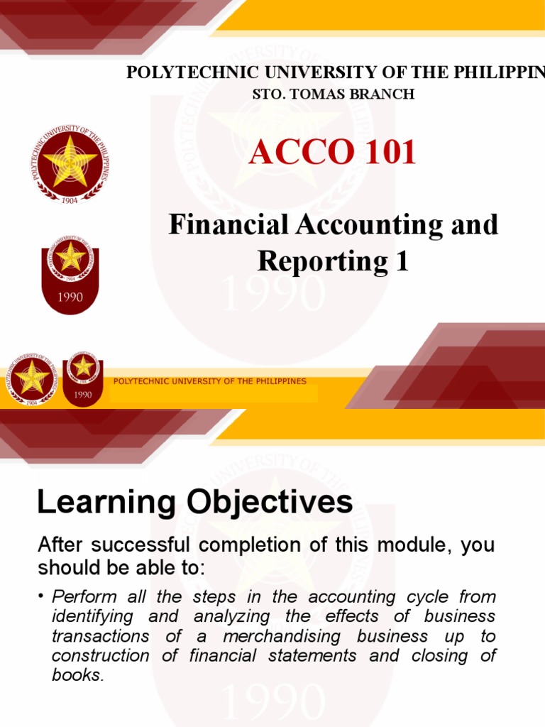 ACCO 101 - Lesson 3 - Accounting Cycle - Merchandising Business | PDF | Inventory | Money