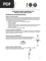 Teoria Posiciones de Taekwondo ITF | PDF | Taekwondo | Pie