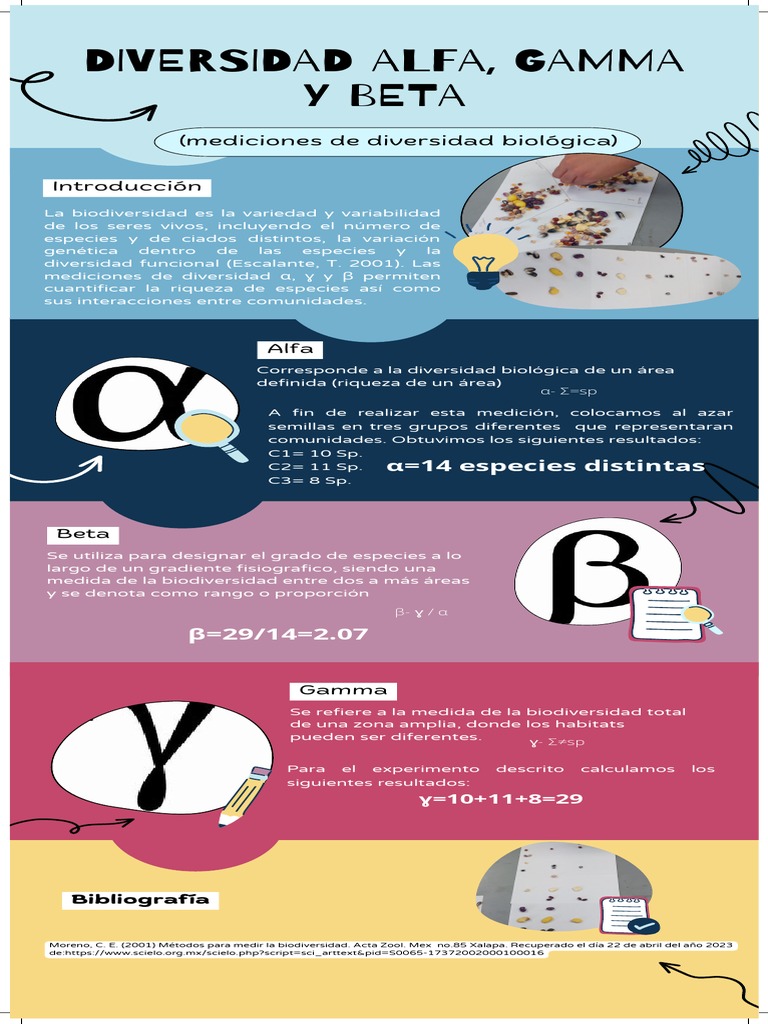 Diversidad Alfa, Gamma y Beta | PDF | Biodiversidad | Ecología