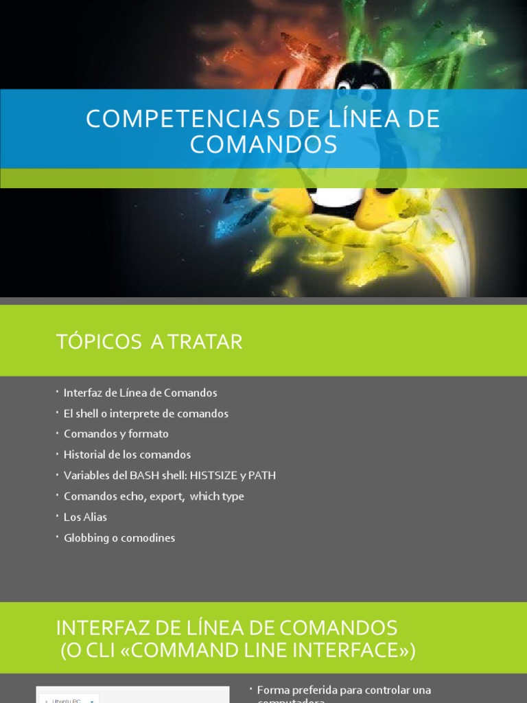 3 - Linux Clase Competencias de Líneas de Comandos | PDF | Interfaz de línea de comando ...