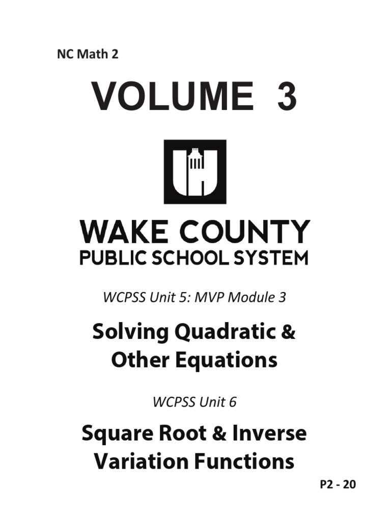 Solving Quadratics & Equations Guide | PDF | Quadratic Equation ...