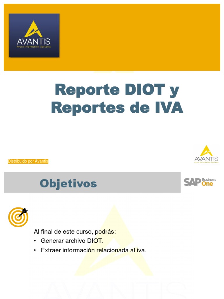 Reporte Diot y Reportes Iva | PDF | Finanzas y dinero