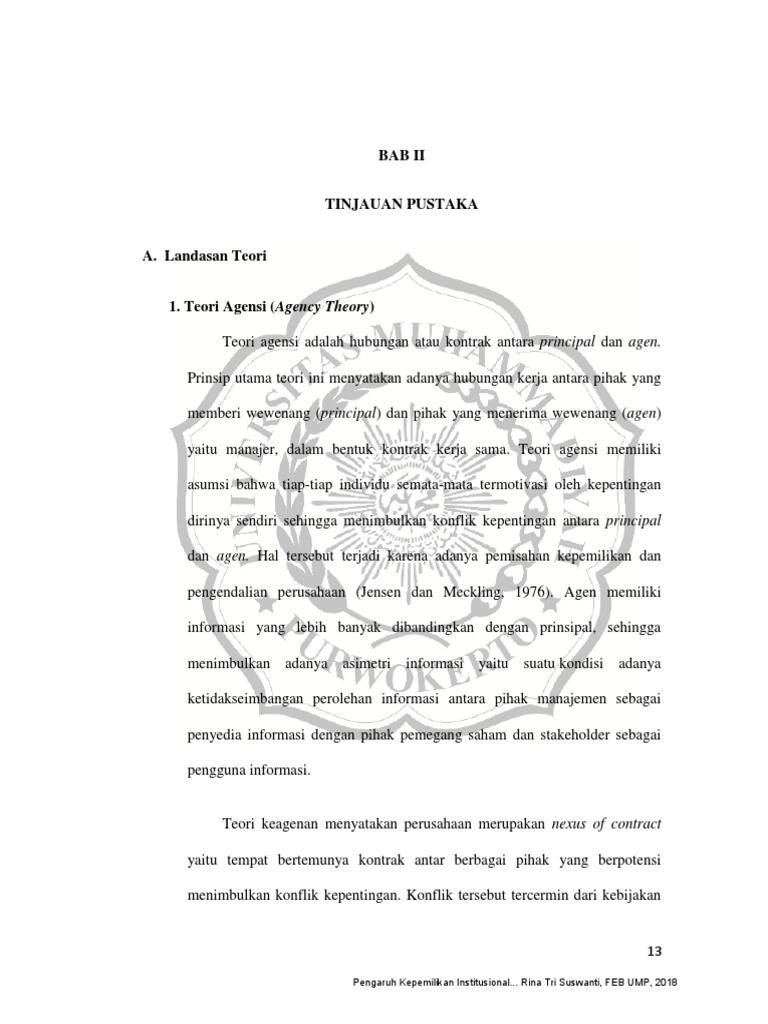 Rina Tri Suswanti - BAB II | PDF | Bisnis