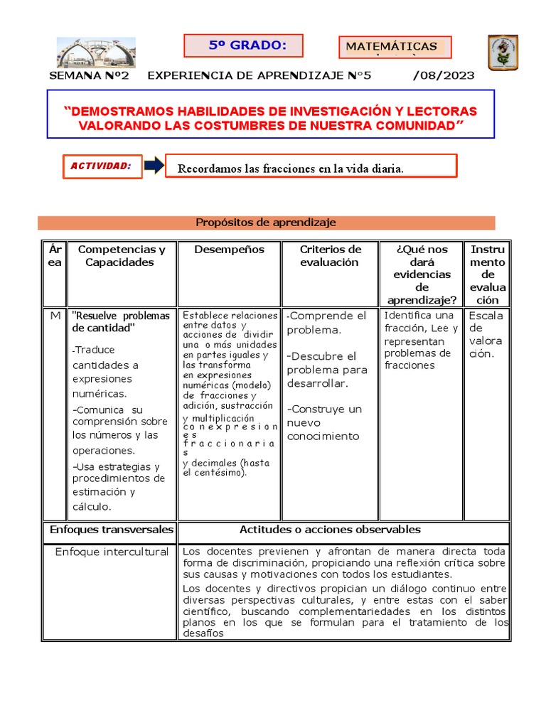 Conociendo Las Fracciones | PDF