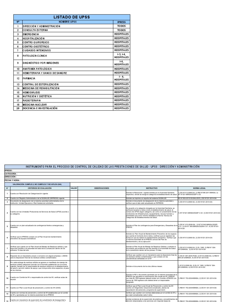 Instrumento Primer Nivel | PDF