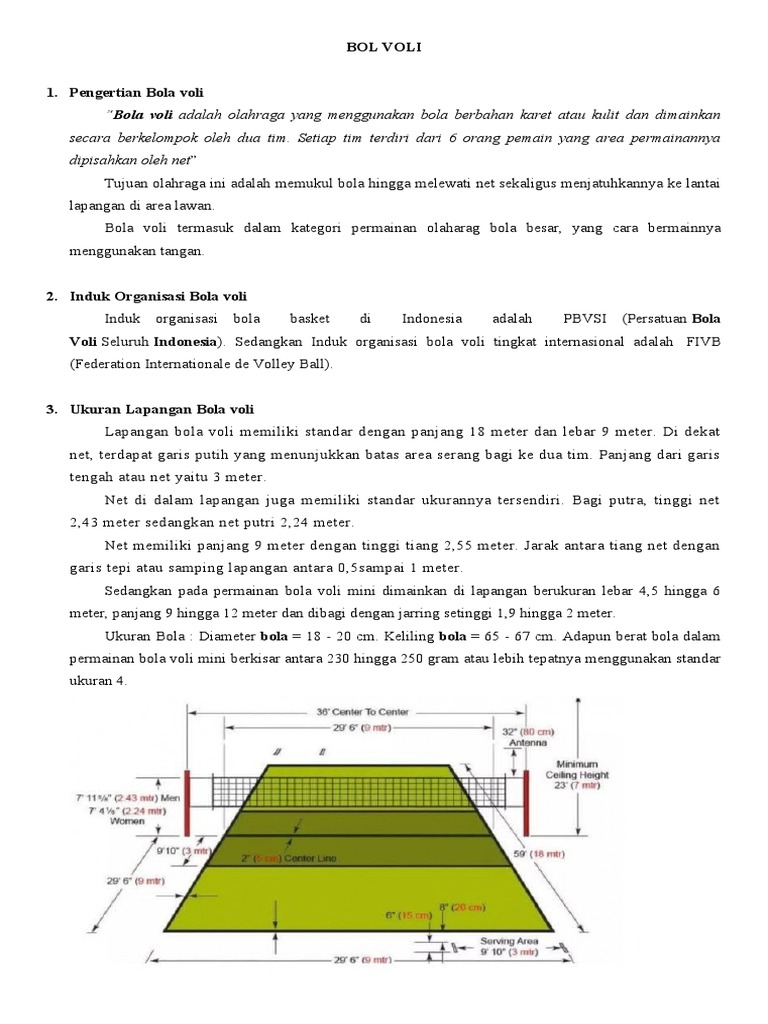 Materi Bola Volly | PDF