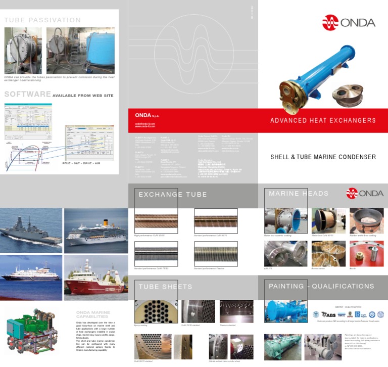 Water Condenser Marine General Catalogue 1 | PDF | Materials | Applied ...