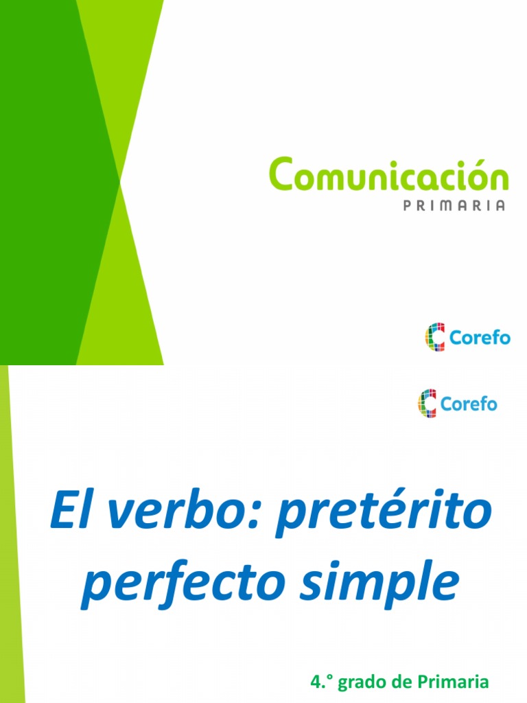 El Verbo - Pretérito Perfecto Simple | PDF