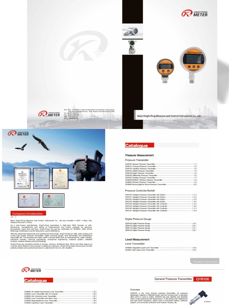 XYT Meter Company Catalog | PDF