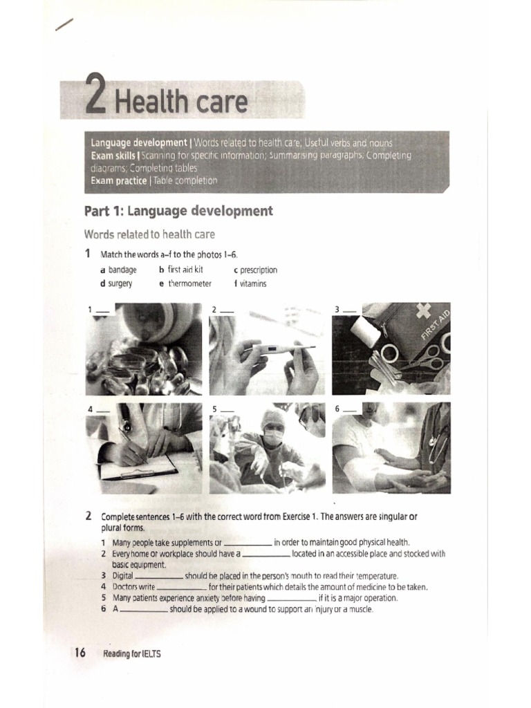 Unit 2 Reading - Health Care | PDF