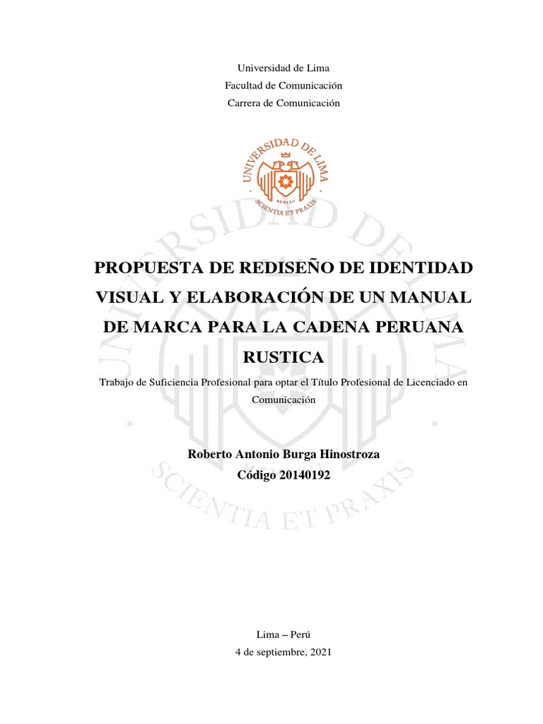 Burga Propuesta Rediseño Marca Rustica | PDF