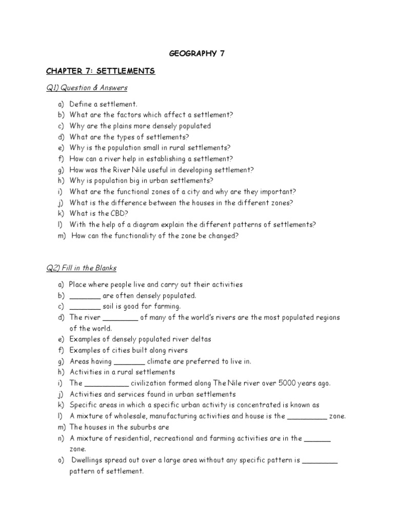 Geography 7 | PDF | Water Pollution | Waste