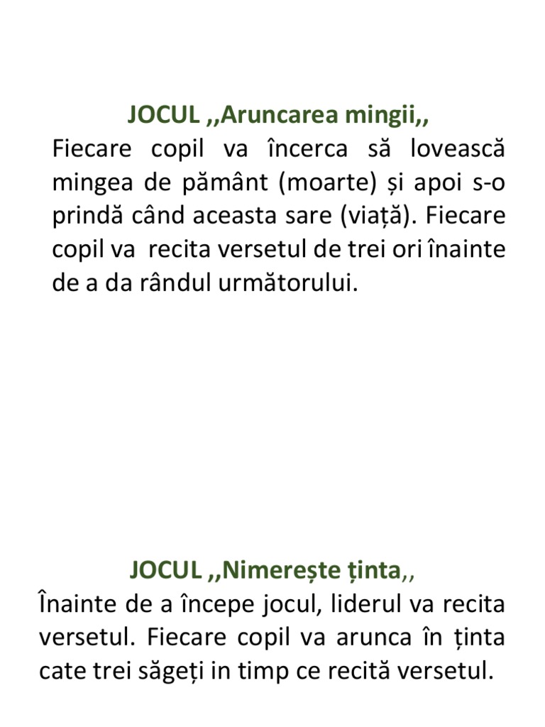 JOCURI . PDF | PDF