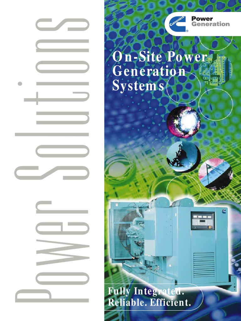 AP 1001 PowerSolutions en | PDF | Cummins | Electric Generator