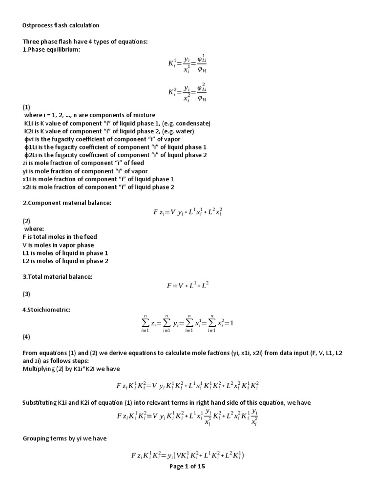 0stprocess Flash Calculation | PDF | Applied Mathematics | Mathematics 0stprocess Flash Calculation | PDF | Applied Mathematics | Mathematics