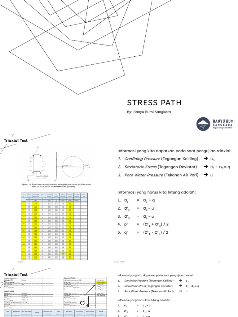 Stress Path | PDF | Soil Mechanics | Sedimentology
