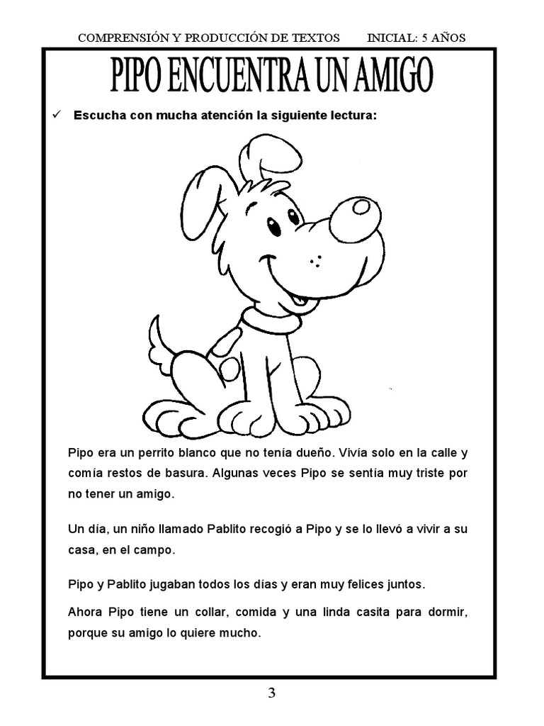 C.produccion Textos 5años | PDF