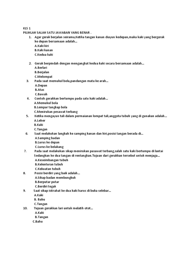 Soal Kurikulum Merdeka | PDF