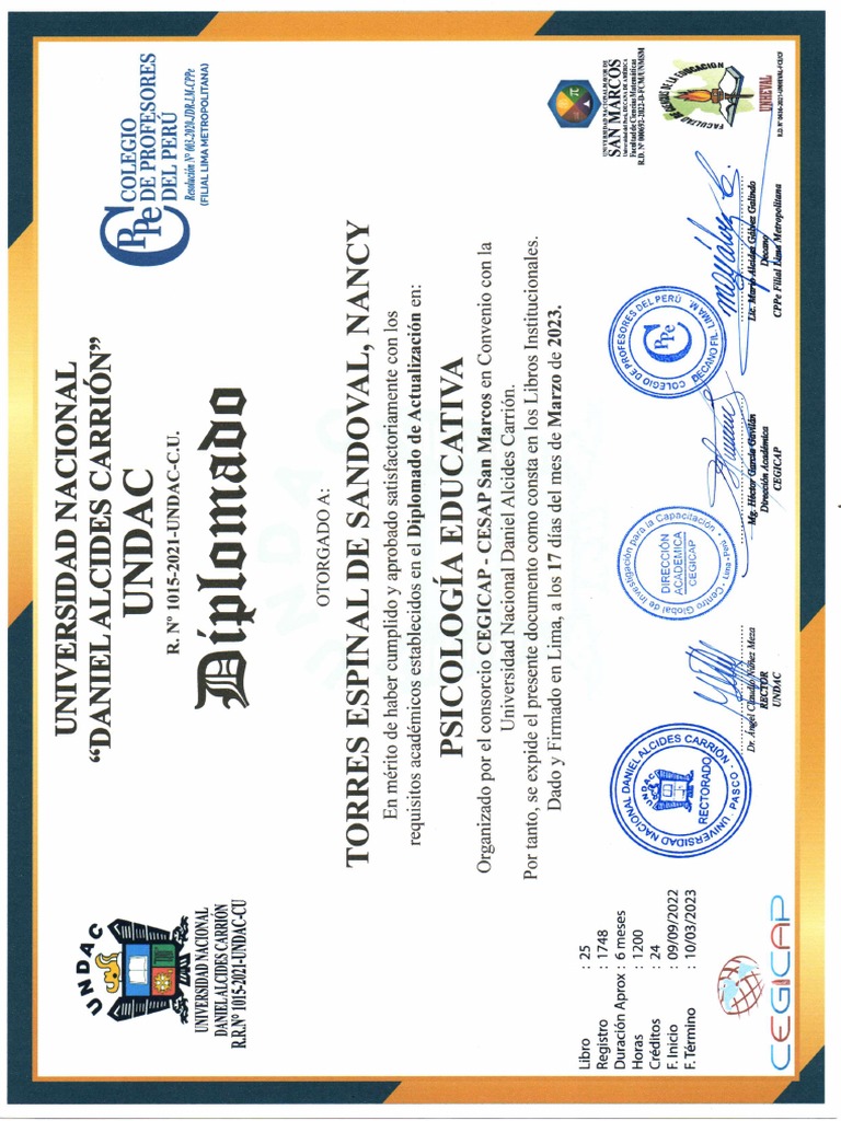 Diplomado de Psicologia Educativa | PDF