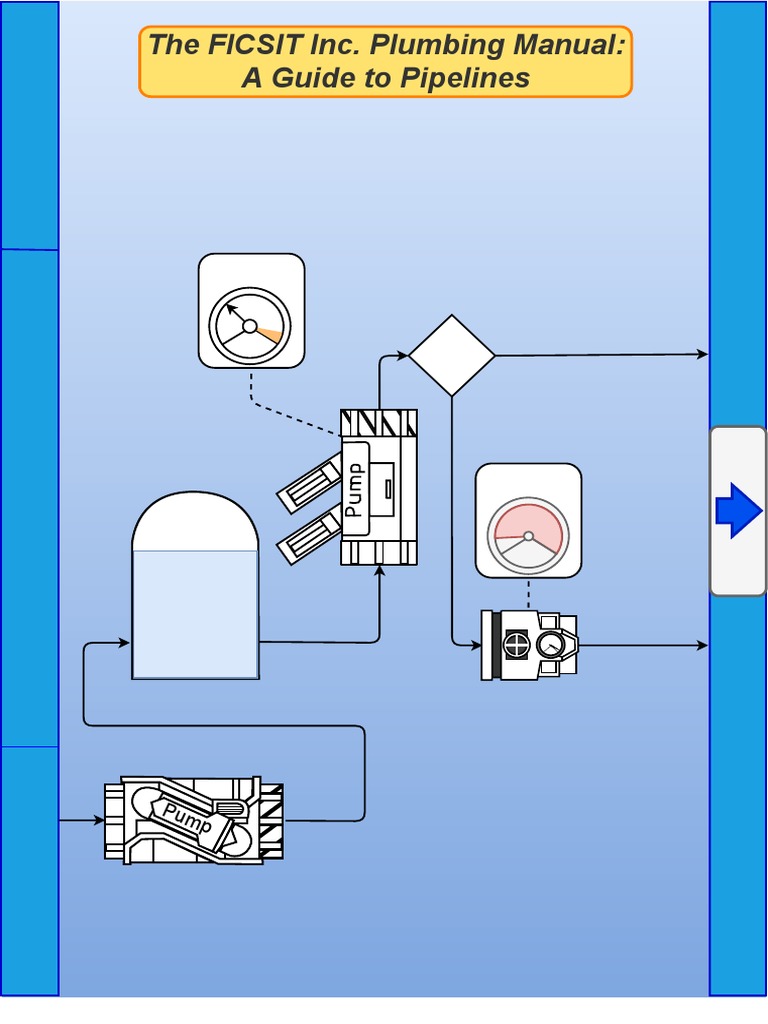 FICSIT Plumbing Manual: Pipeline Guide 1.4 | PDF | Pump | Lift (Force)