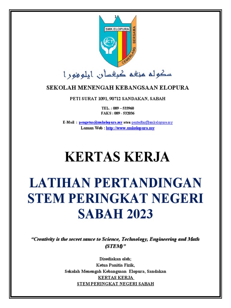 Kertas Kerja Stem | PDF Kertas Kerja Stem | PDF
