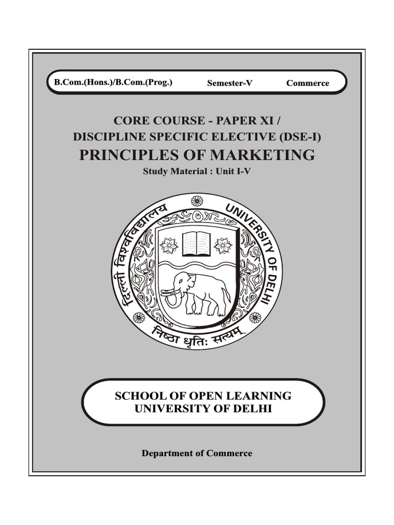 POM Du Study Material | PDF