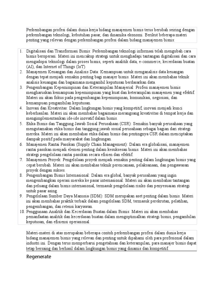 profesi bidang MPLB | PDF