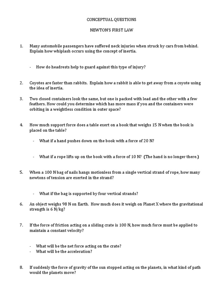 Newton Laws - 2 | PDF