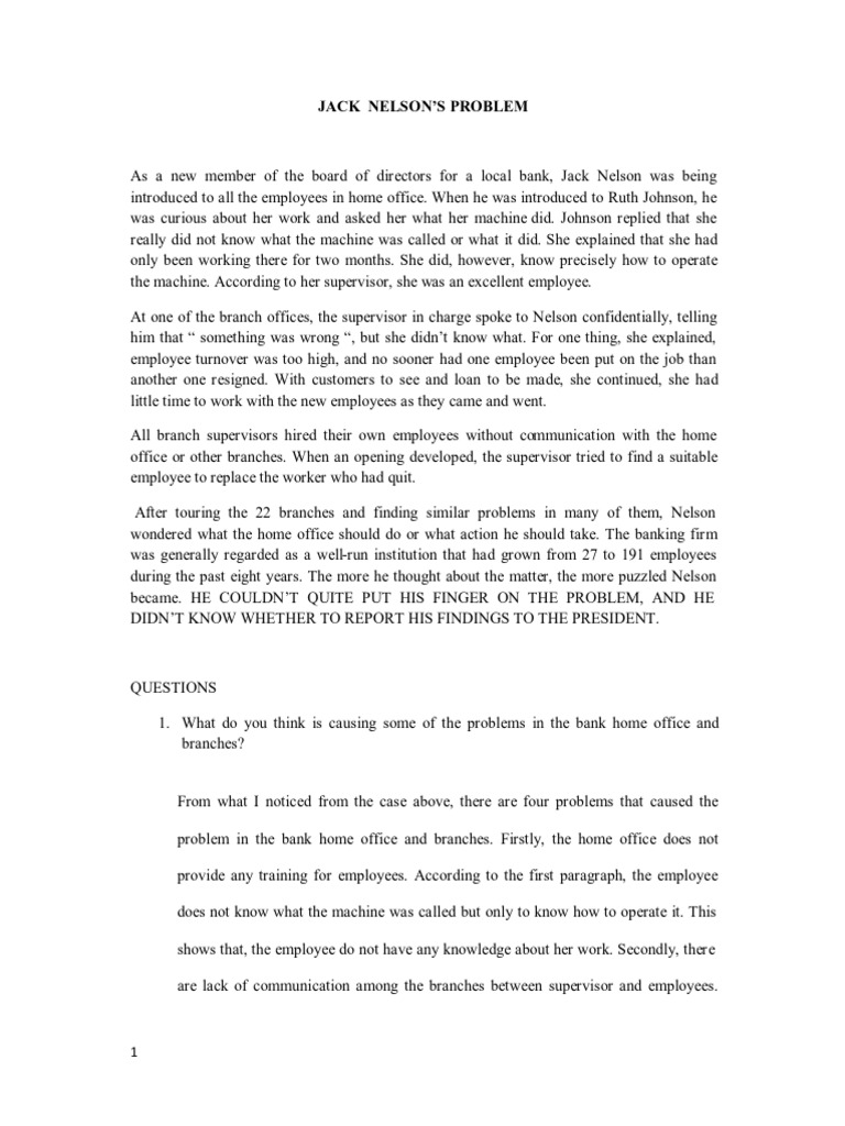 Case Study Assignment | PDF