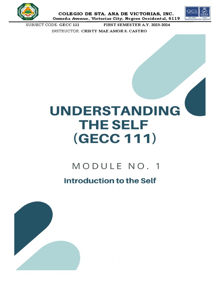 GECC 111: Understanding the Self | PDF