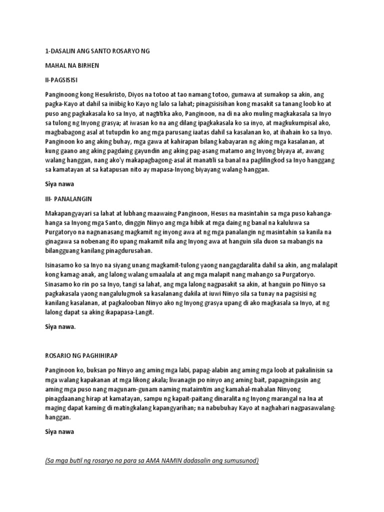 Novena para Sa Yumao | PDF