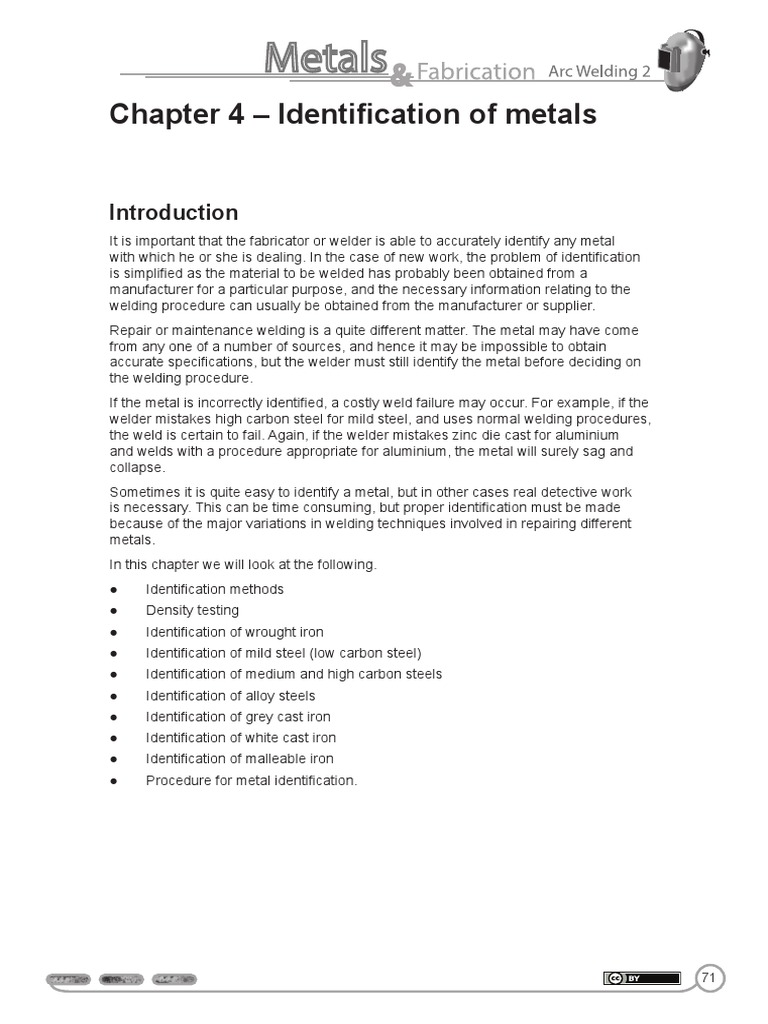 Identification of Metals | PDF