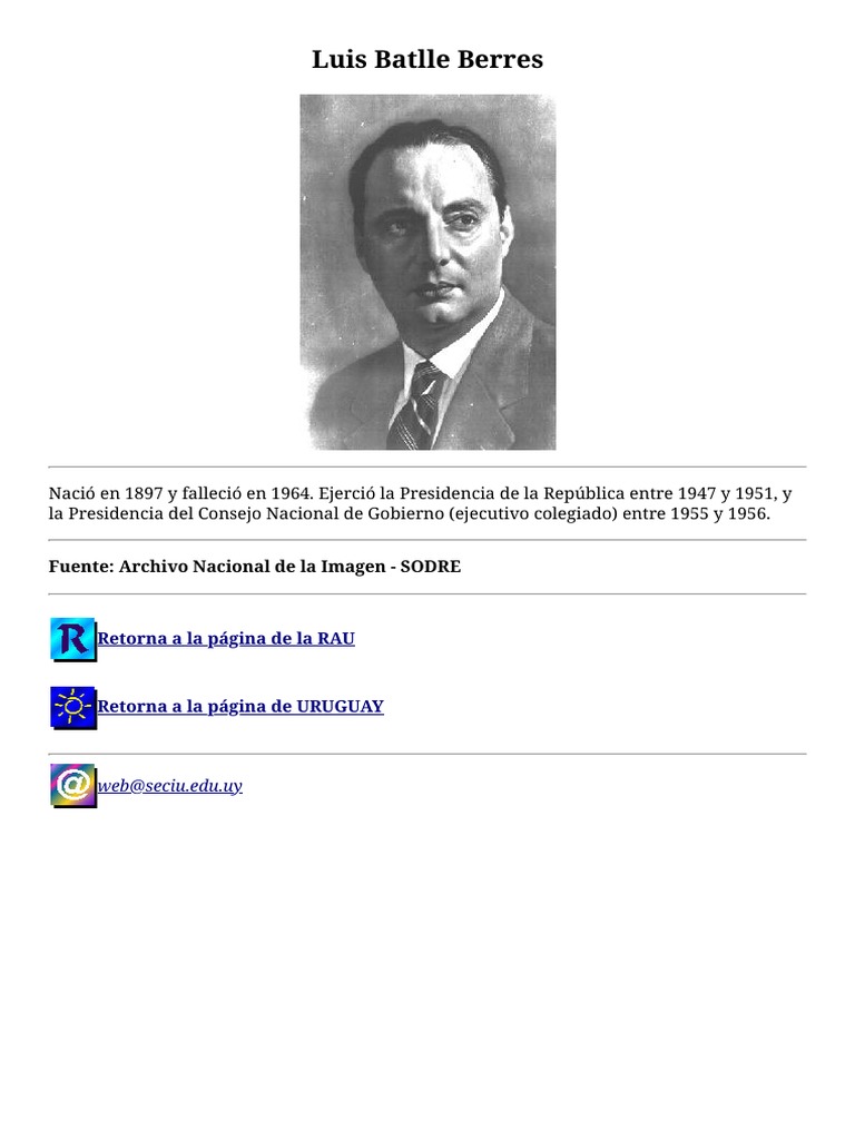 Luis Batlle Berres | PDF