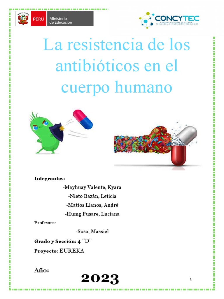 Cta Proyecto | PDF | Resistencia antimicrobiana | Infección