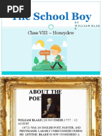 Class 8 English: The School Boy Poem Analysis | PDF | Cognition ...