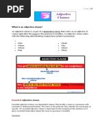 Adjective Clause Practice Exercises | PDF | Adjective | Clause