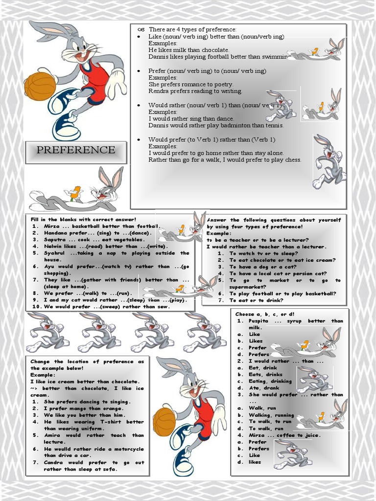 PREFERENCE | PDF | Syntax | Linguistic Morphology