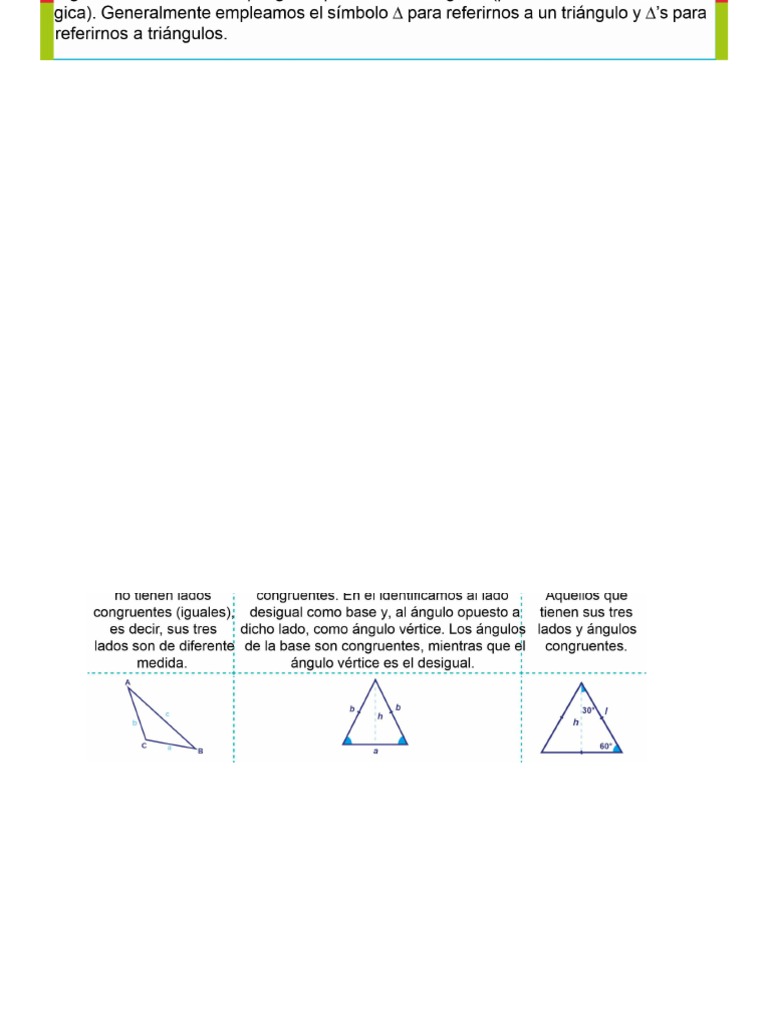 Triangulos Y Ejercicios Pdf
