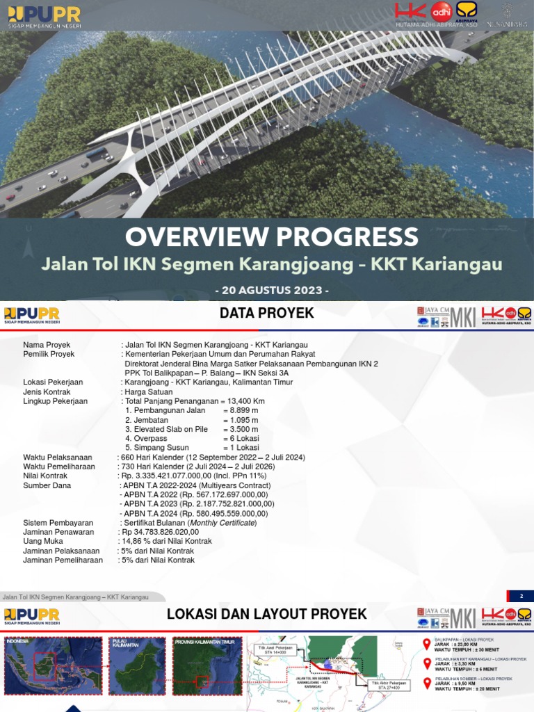 Overview Progress IKN 3A - M49 | PDF