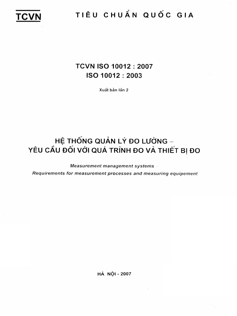 10012-He Thong Do Luong | PDF