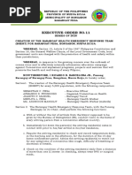 Executive Order (Bhert) | PDF | Public Sphere | Government Information