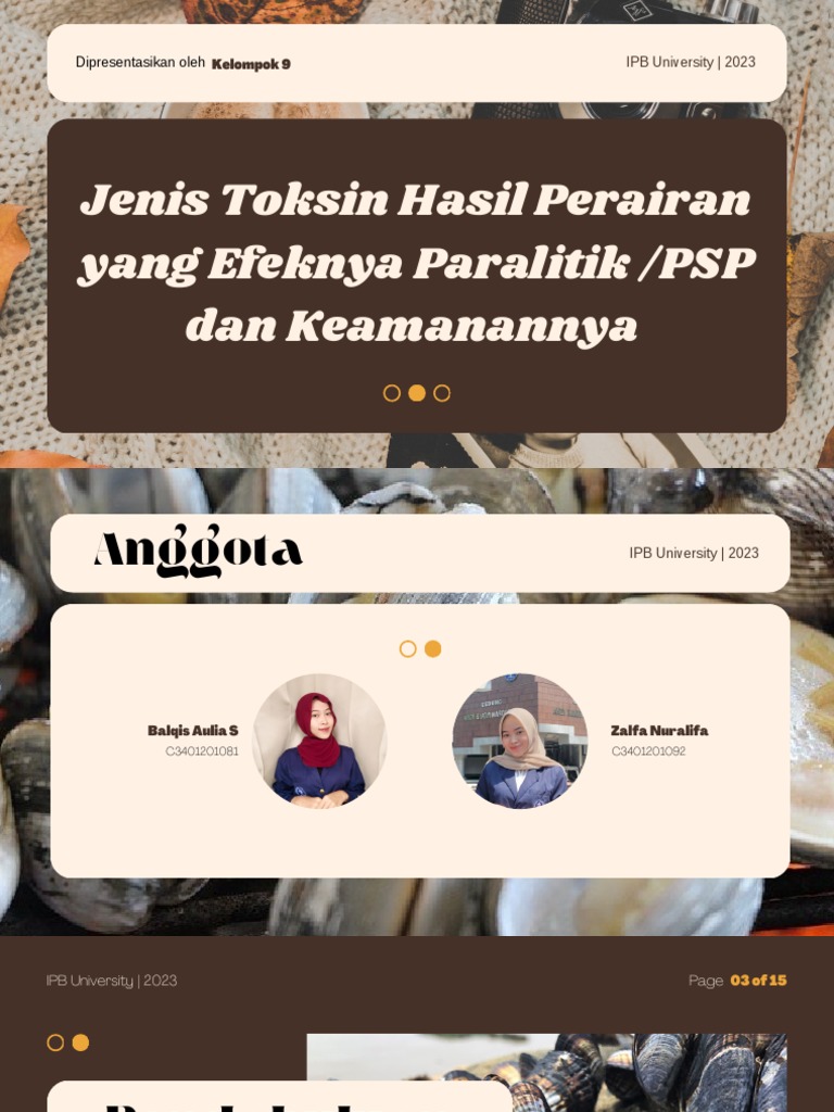 Paralytic Shellfish Poisoning | PDF