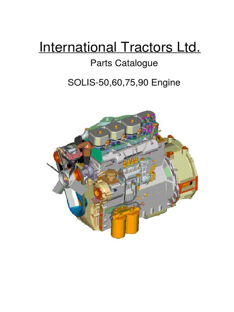 Sonalika Motor Solis 50-60-75 - 90 | PDF