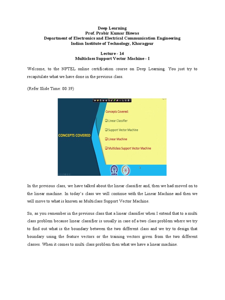 Lec 14 Pdf Matrix Mathematics Vector Space 