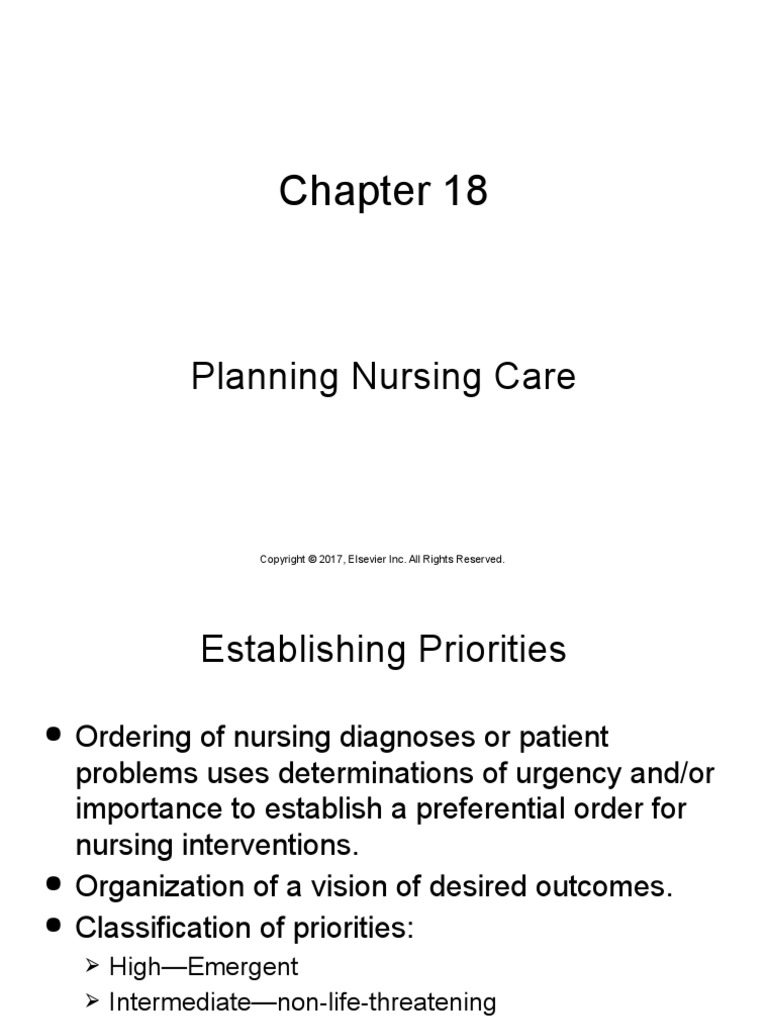 Chapter-018-Planning-Nursing-Care | PDF