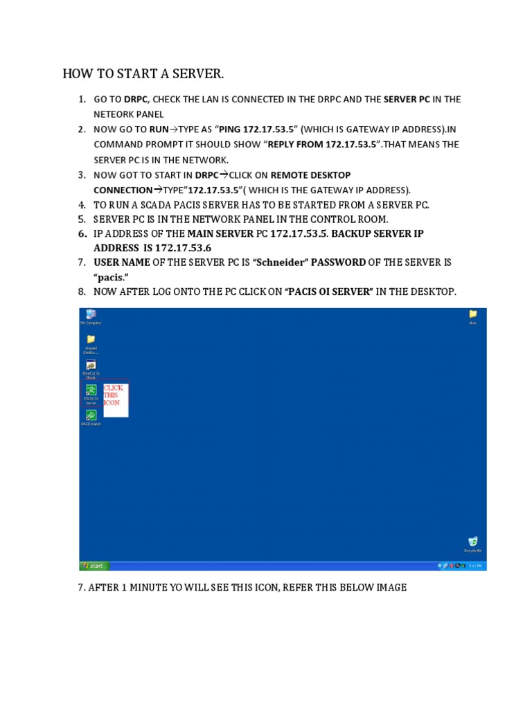 How To Start A Server | PDF